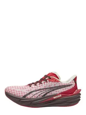 PUMA Deviate Nitro 4 Check Sneakers - Red