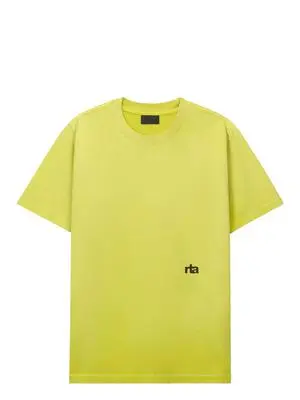 RtA Liam Logo Graphic T-shirt - Citron Razor Type