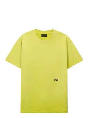 RtA Liam Logo Graphic T-shirt - Citron Razor Type