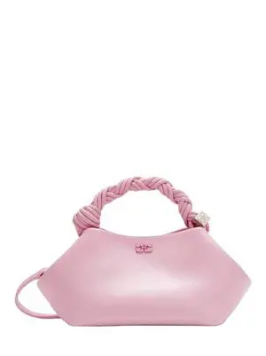 GANNI Ganni Small Bouclette Top Handle Bag Pink Nectar