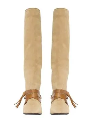 Isabel Marant Étoile Isabel Marant Silmon High Boots Deep Beige-chestnut