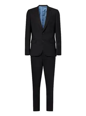 Paul Smith Suit To Travel In Wool Suit - Black