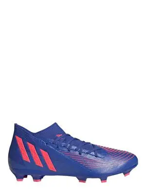 Adidas Predator Edge.3 Fg High Top Lace-up Soccer Cleats - Blue