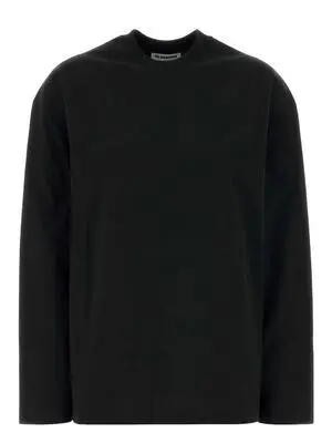JIL SANDER Logo Cotton T-shirt - Black