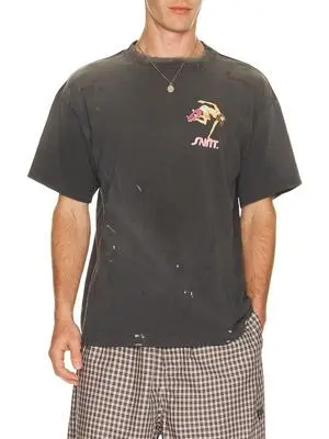 SAINT MXXXXXX Skate Short Sleeve Tee - Black