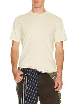 MUSEUM OF PEACE & QUIET Wordmark T-shirt In White - Bone