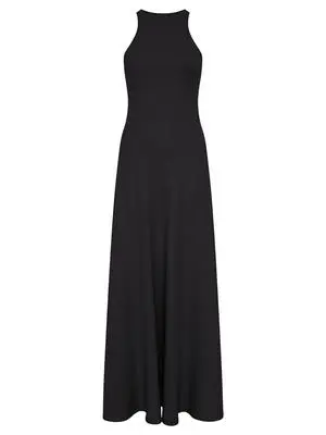 Gabriela Hearst Siren Knit Maxi Dress In Merino Wool - Black