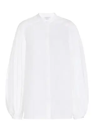Gabriela Hearst Laetitia Linen Blouse - White