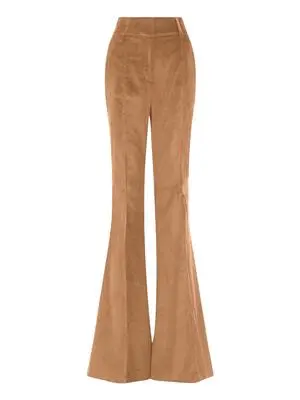 Gabriela Hearst Gabriela Hearst Ianthe Flare Pant In Sea Island Cotton Corduroy Camel