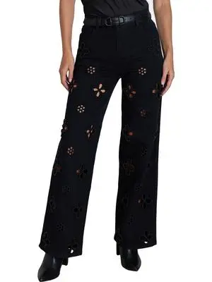 THE NOLI SHOP Kaia Pearl High Rise Jean - Black