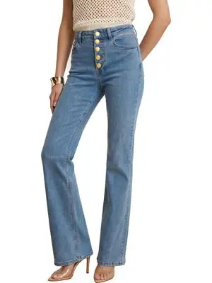THE NOLI SHOP Aubrey Bootcut Jean - Medium Blue