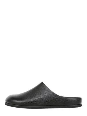 Vince Leo Leather Clog Mule - Black