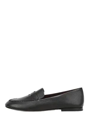 Vince Teo Leather Loafer - Black