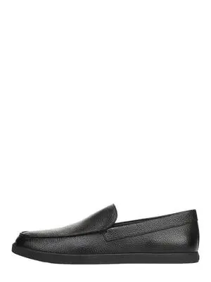 Vince Sonoma Leather Loafers - Black