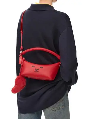 Loewe Cala Mini Bag In Mellow Nappa Lambskin Red