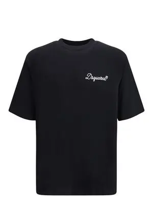 Dsquared2 Signature T-shirt Ale - Black