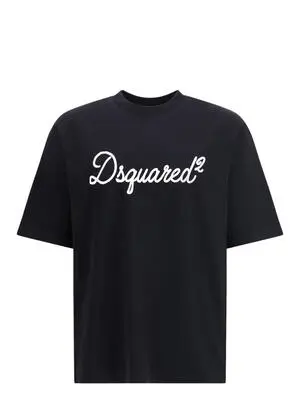Dsquared2 T-shirt With Logo Ale - Black
