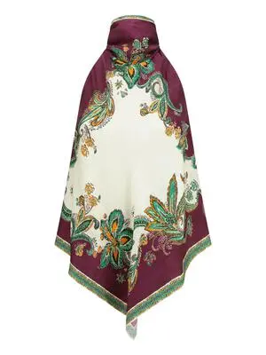 ALEMAIS ALEMAIS Ruthie Halterneck Top Multicolour