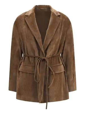 Brunello Cucinelli Cashmere-blend Corduroy Jacket - Brown