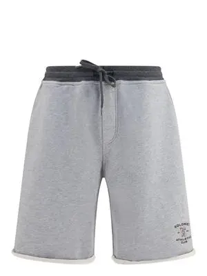 Brunello Cucinelli Cotton Drawstring Shorts - Grey