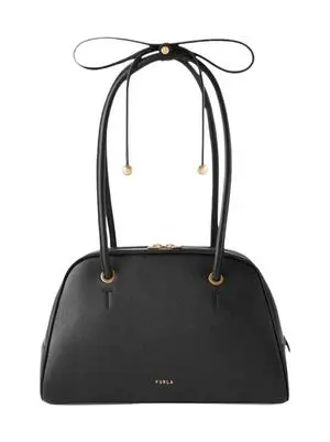 Furla Poppy Dome Shoulder Bag - Black
