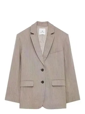ANINE BING Quinn Blazer - Neutrals