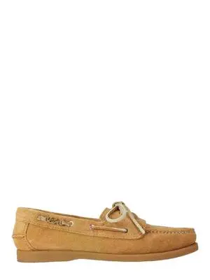 Kurt Geiger Suede Bow Detail Boat Shoes - Neutrals