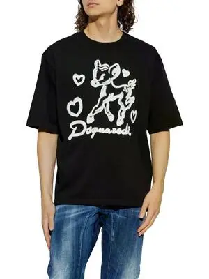 Dsquared2 Graphic-print T-shirt - Black