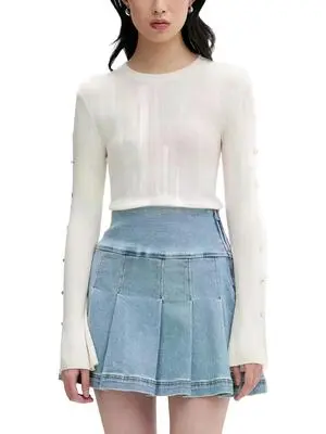 From Future Ribbed-knit Sweater - Neutrals