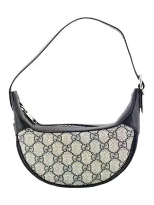 Gucci Ophidia Half Moon Bag - Brown