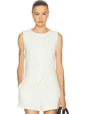 Varley Button Through Tank Top - Pristine
