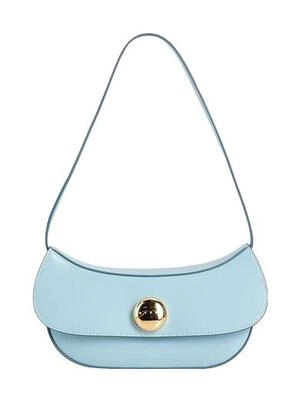Marni MARNI Glossed-Leather Hobo Bag Blue