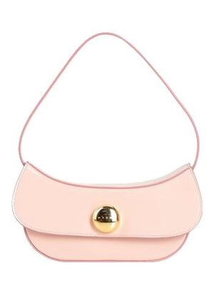 Marni MARNI Glossed-Leather Hobo Bag Blush