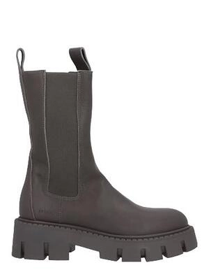 COPENHAGEN  Calfskin Ankle Boots - Grey