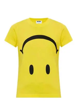 Moschino Smiley Logo T-shirt - Yellow