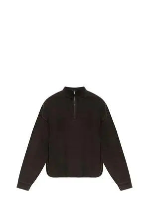 REPRESENT Initial Quarter-zip Sweatshirt - Brown