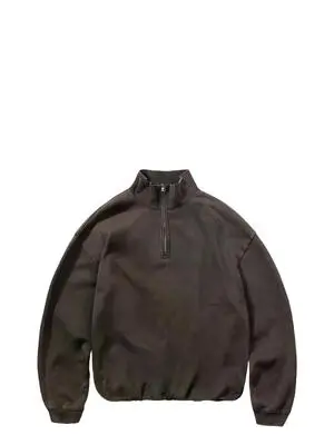 REPRESENT Initial Quarter-zip Sweatshirt - Brown