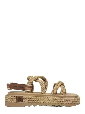 BOHONOMAD Rope-detail Platform Espadrilles - Neutrals