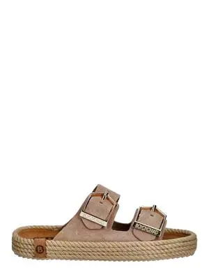 BOHONOMAD Espadrilles With Buckle Fastening And Rope Detail - Neutrals