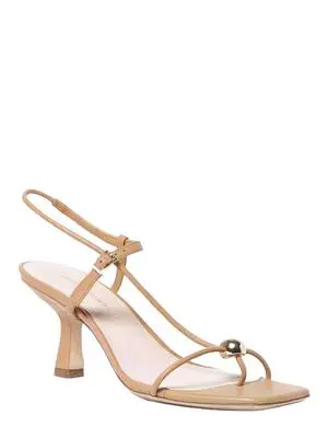 LOEFFLER RANDALL Triana Ball Detail Sandals - Neutrals