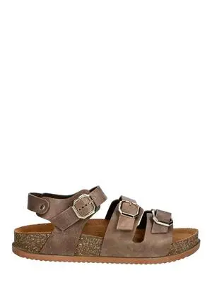 BOHONOMAD Granada Triple-strap Sandals - Brown