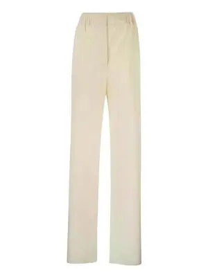 Max Mara Straight-leg Fluid Trousers - Neutrals