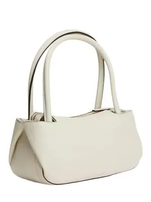 Tommy Hilfiger Monogram Plaque Shoulder Bag - Neutrals
