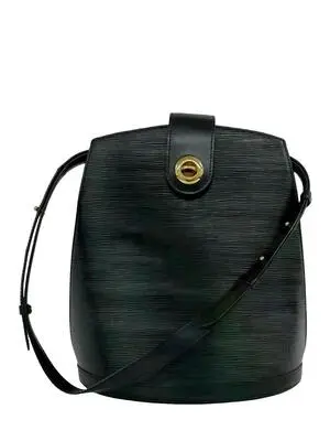LOUIS VUITTON Epi Cluny Shoulder Bag - Black