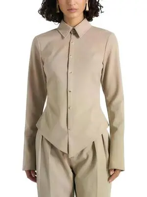 Manière De Voir Sonia Tailored Shirt - Neutrals