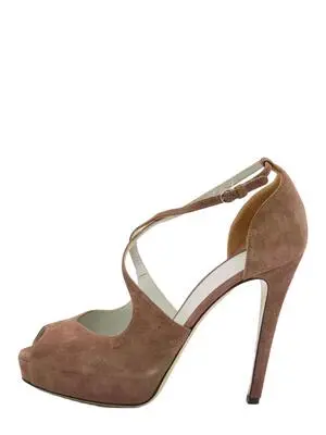 Dolce & Gabbana Platform Open-toe Pumps - Brown
