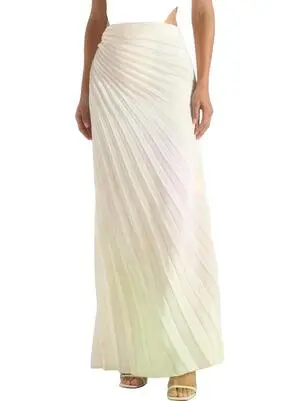 Manière De Voir Fiona Maxi Skirt - Neutrals