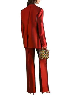 Dolce & Gabbana Double-breasted Mikado Jacket - Red