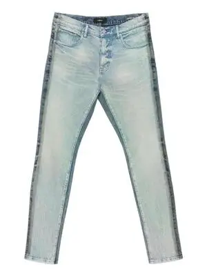 PURPLE BRAND Faded Panelled Jeans - Blue