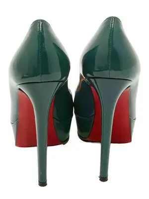 CHRISTIAN LOUBOUTIN Christian Louboutin Bianca Platform Stilettos Green
